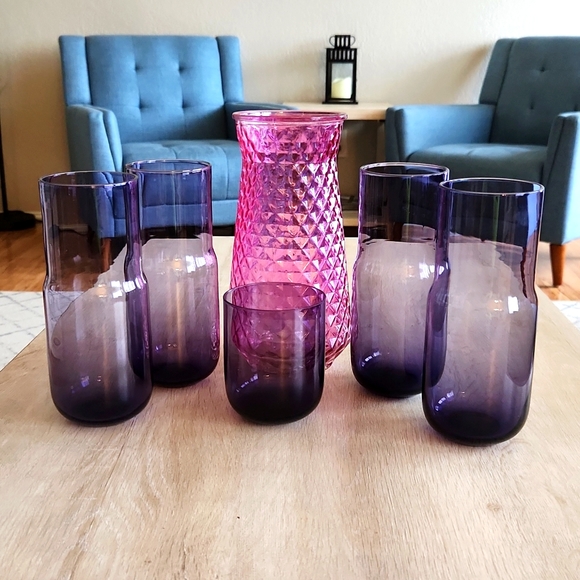 Accents | Set Of Purple Vases 6 Pcs | Poshmark